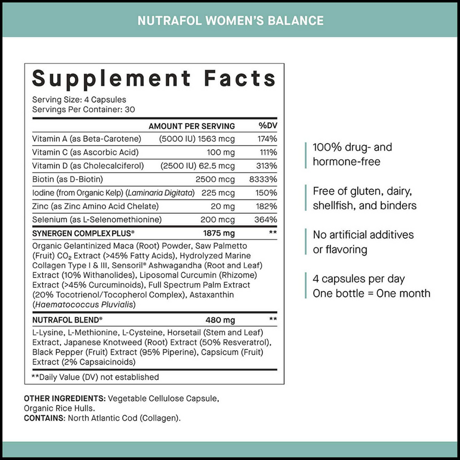 Nutrafol Women's Balance - South Florida Dermatology
